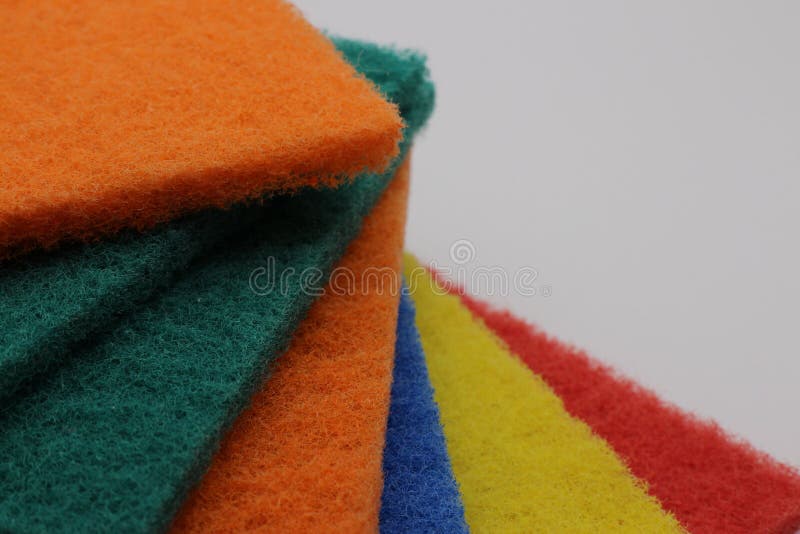 Texture from Colorful Sponge Stock Photo - Image of teal, utensil: 94219798