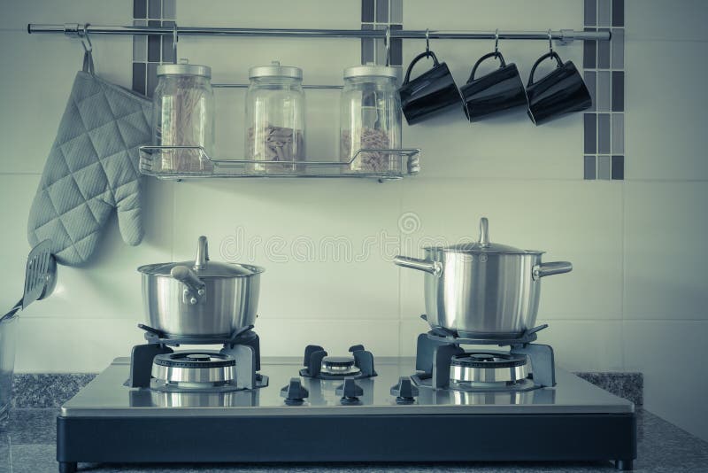 Utensil in kitchen room stock image. Image of vintage - 57550285