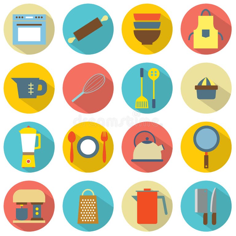 Utensils Icons stock vector. Illustration of dish, blender - 40508527