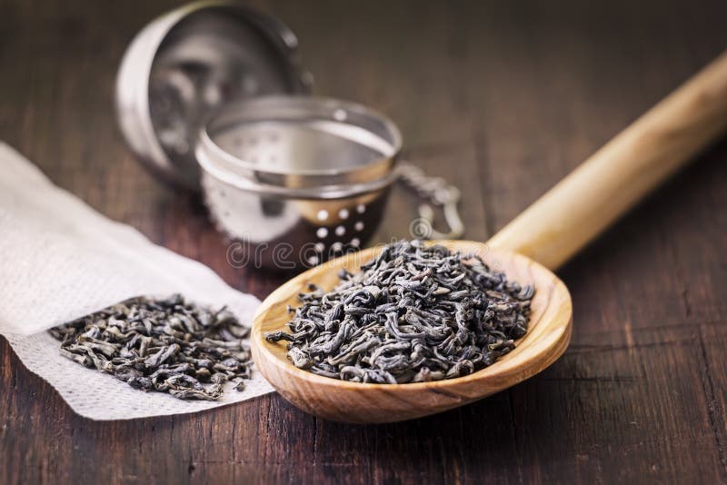 Utensils for Preparing Tea on the Table Stock Photo - Image of health ...