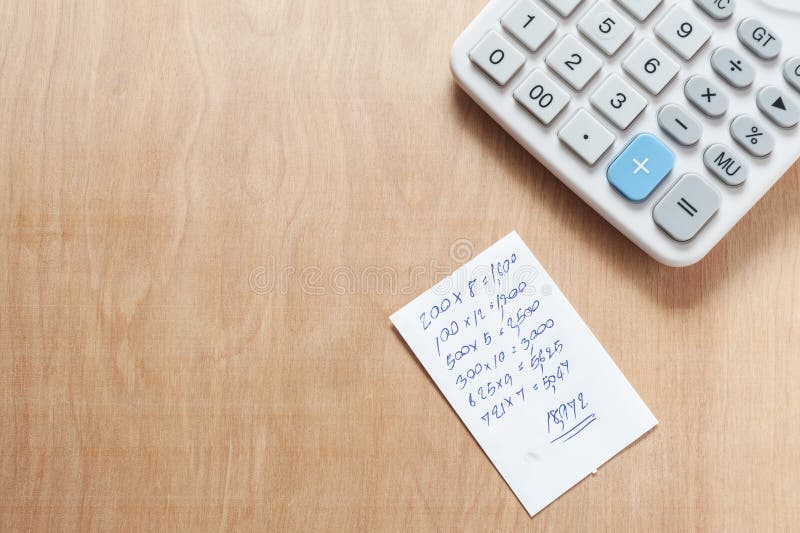 Utility Bill and Calculator Stock Photo - Image of bill, graph: 71684440