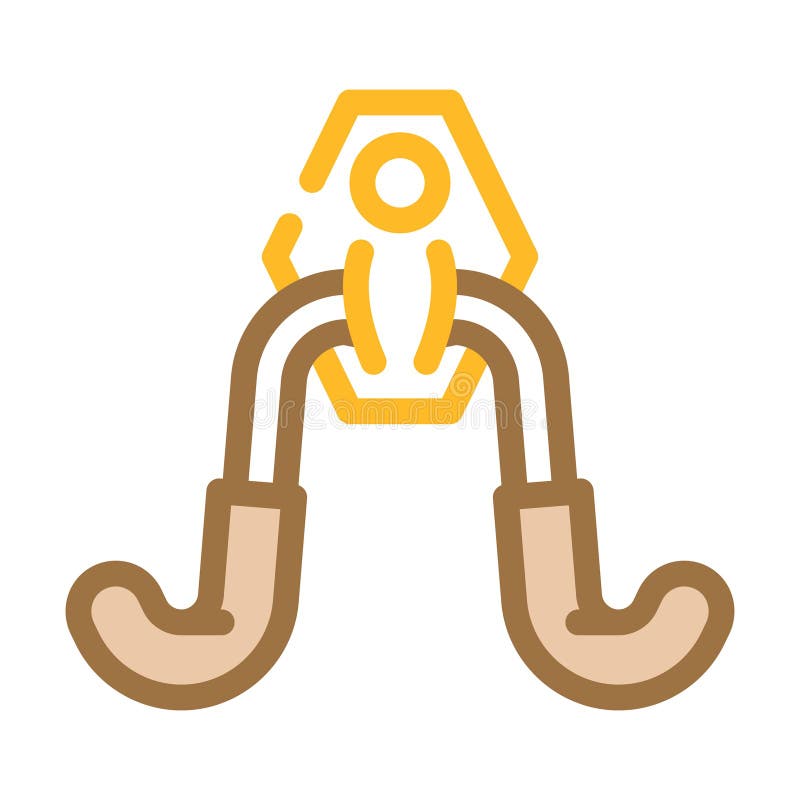 Utility Hook Garage Tool Color Icon Vector Illustration Stock ...