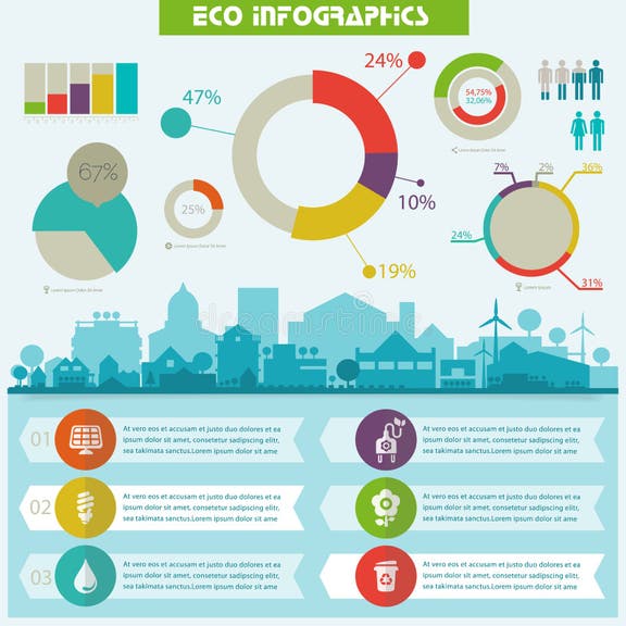 Utility infographics stock vector. Illustration of graph - 60254439