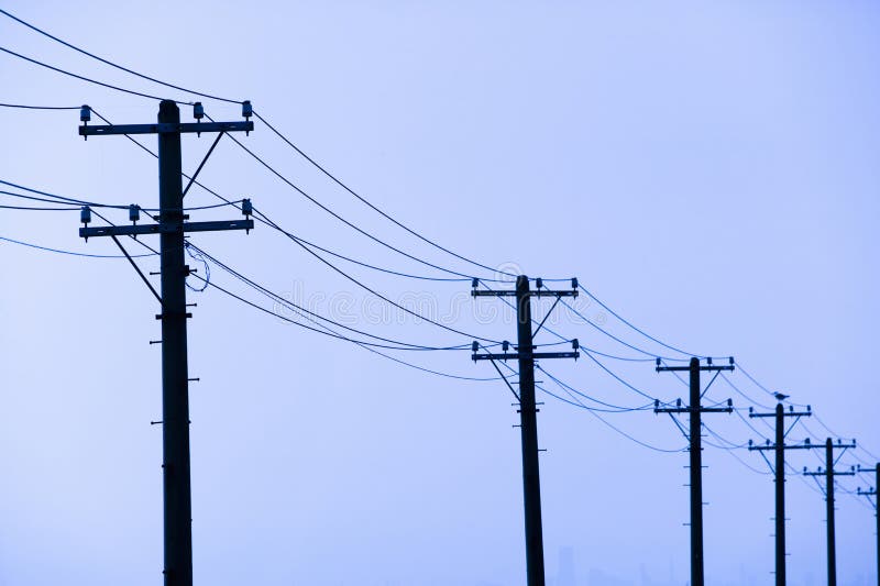 Utility Pole stock photo. Image of backgrounds, construction - 10155396