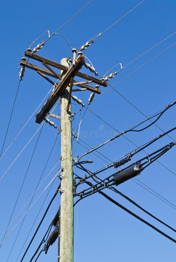 Utility Pole stock photo. Image of power, utilitycompany - 26721280