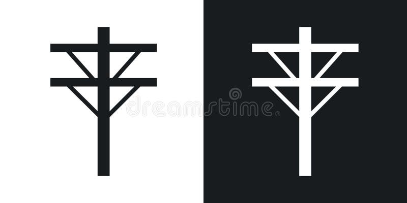 Utility Pole Icon Stock Illustrations – 493 Utility Pole Icon Stock ...
