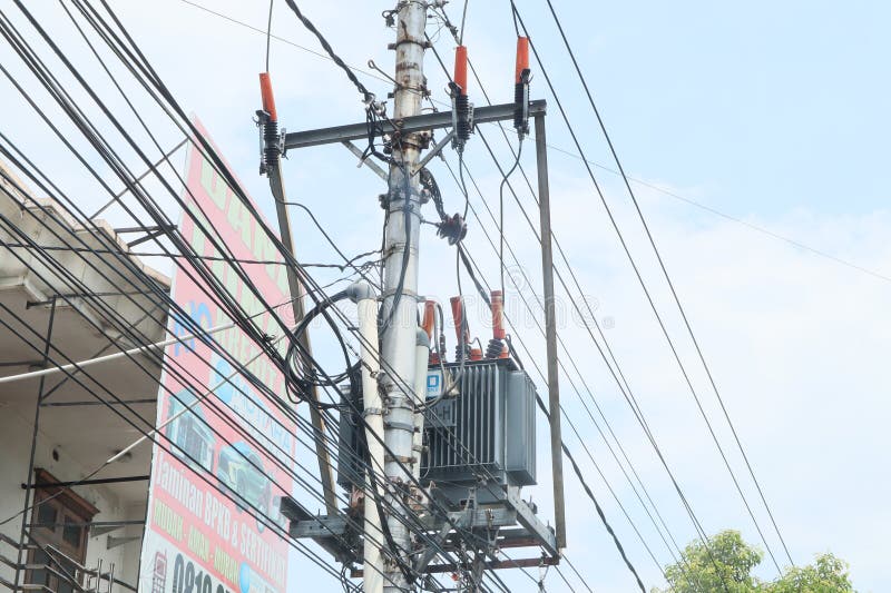 An Electrical Line Crossing a Soybean Farm in Brazil Stock Photo ...