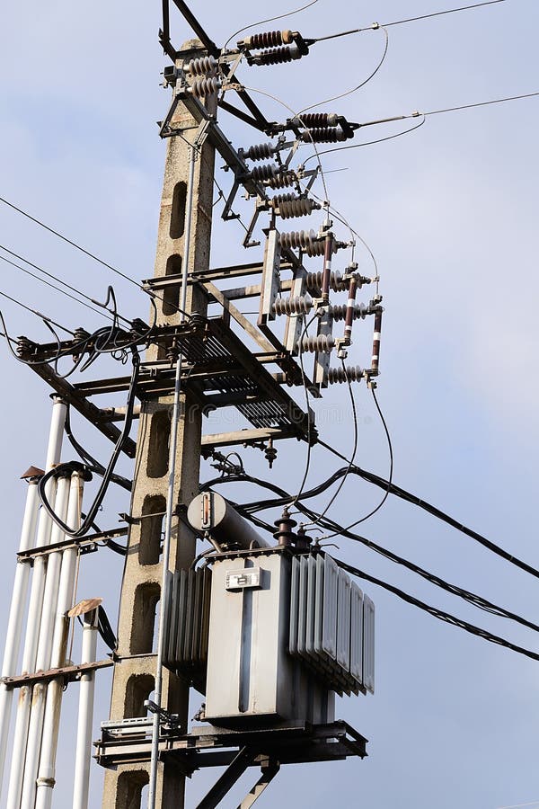 Utility power crew stock image. Image of isolator, high - 28557237
