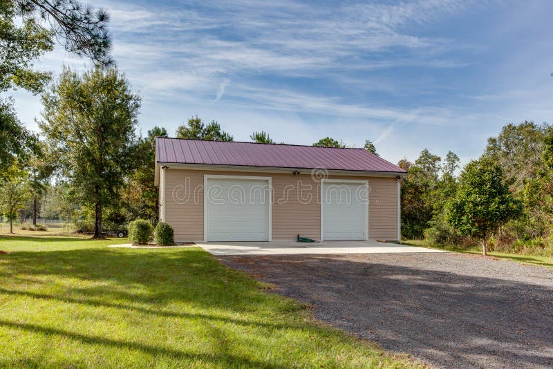 Utility Shed in Back Yard Storage Space Small Building DIY Construction ...