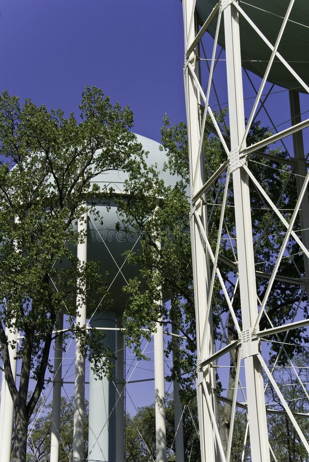 Utility Structures stock photo. Image of branches, white - 28956110