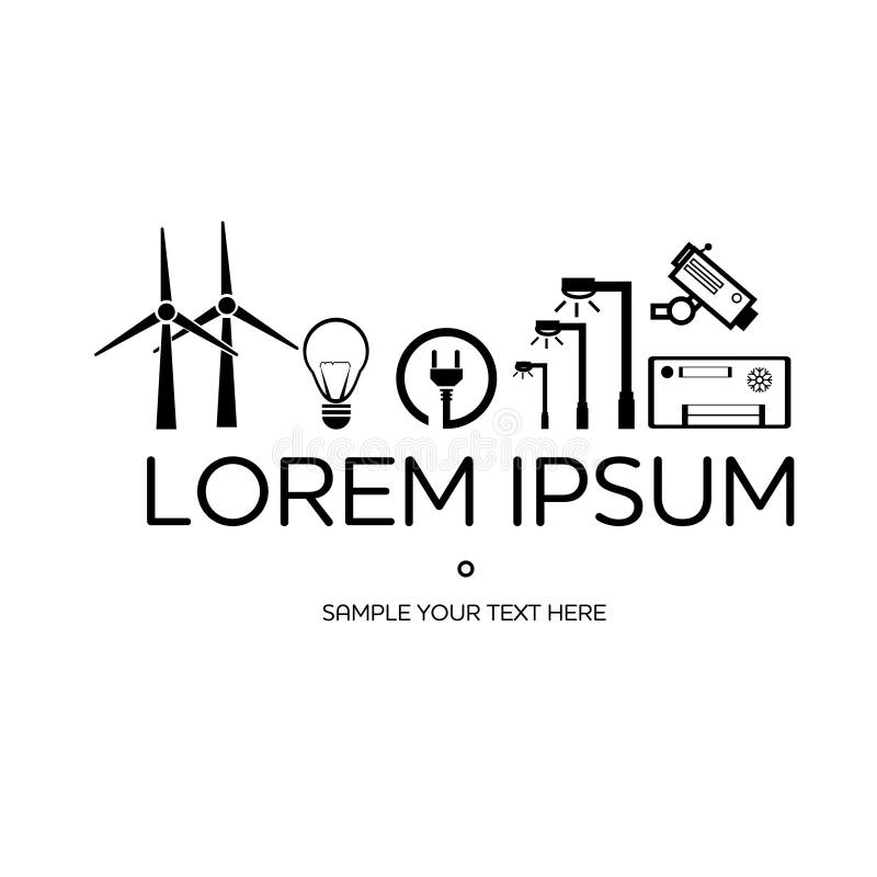 Utility Systems Creative Logo Stock Vector - Illustration of technology ...