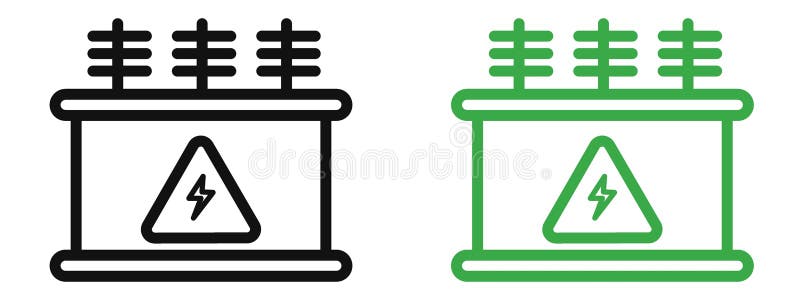 Utility Transformer Icon Perfect for Electrical and Engineering Designs ...