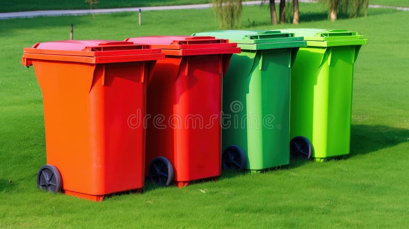 Utilization of Garbage, Waste. Ecological Concept of Separate ...