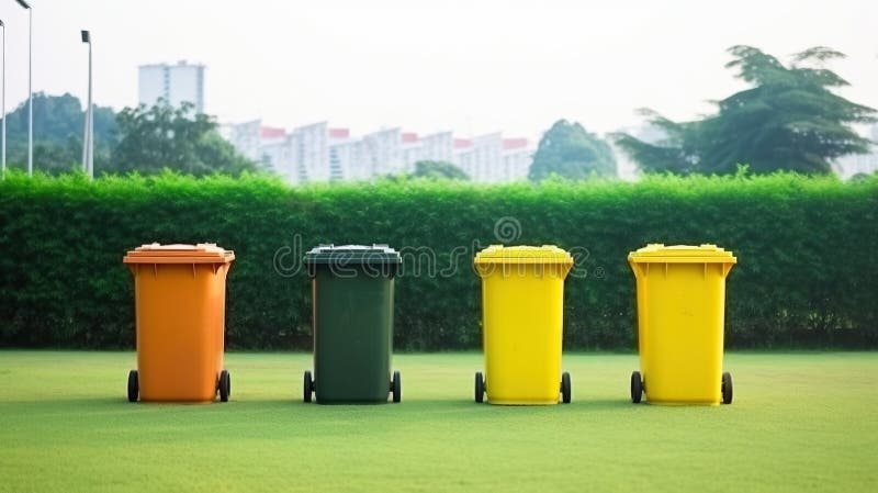 Utilization of Garbage, Waste. Ecological Concept of Separate ...