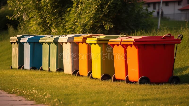 Utilization of Garbage, Waste. Ecological Concept of Separate ...