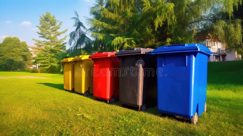 Utilization of Garbage, Waste. Ecological Concept of Separate ...