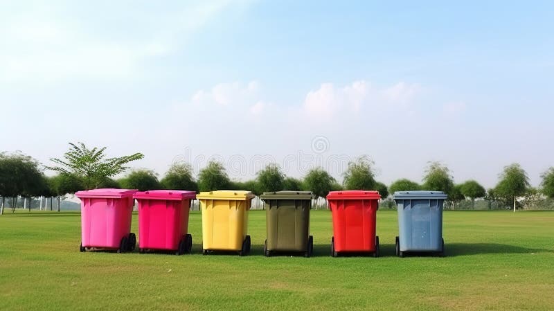 Utilization of Garbage, Waste. Ecological Concept of Separate ...