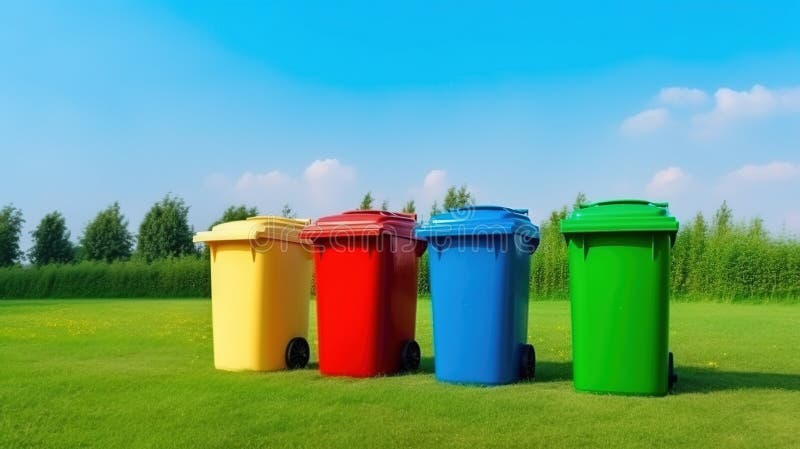 Utilization of Garbage, Waste. Ecological Concept of Separate ...