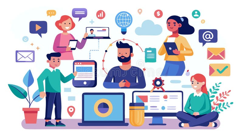 They Utilize a Range of Digital Tools, Such As Laptops, Tablets, and ...