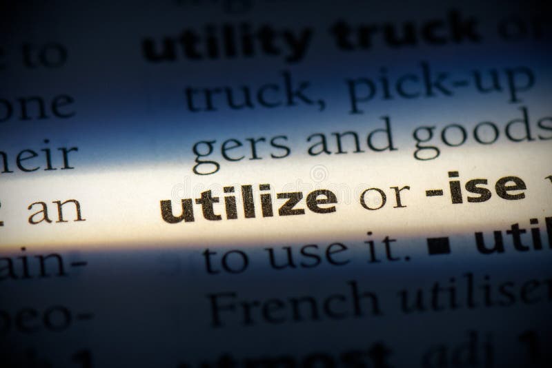 Utilize stock photo. Image of page, dictionary, highlight - 161574392