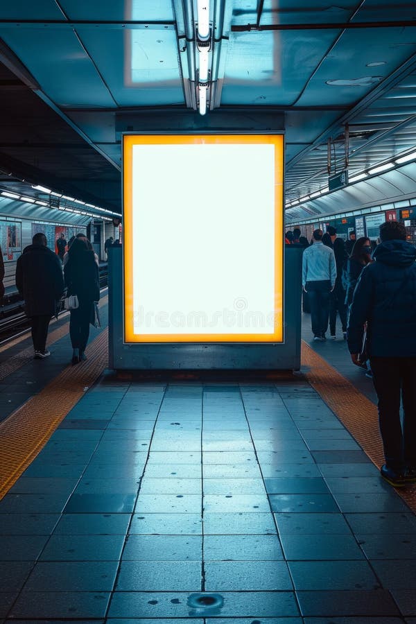 Utilizing Large, Empty Poster Spaces in High Traffic Subway Stations To ...