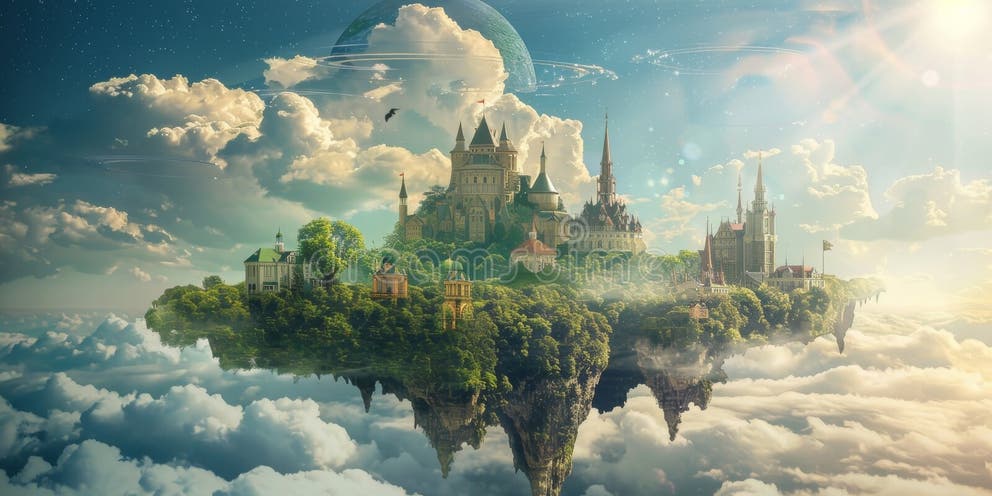 Utopia World, an Imagined Place or State of Things in Which Everything ...