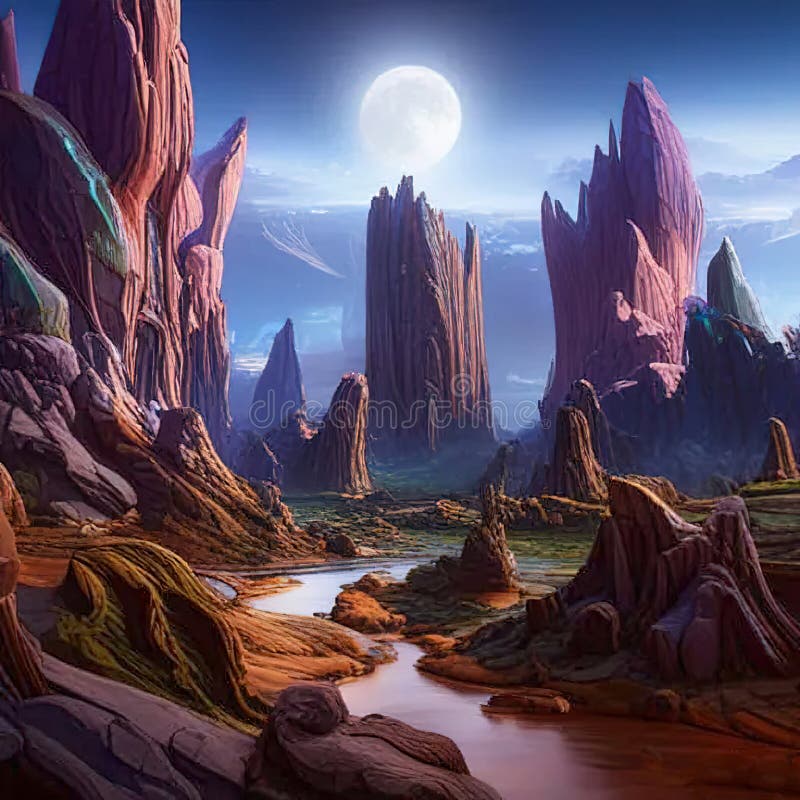 Utopian Landscape Stock Illustrations – 136 Utopian Landscape Stock ...