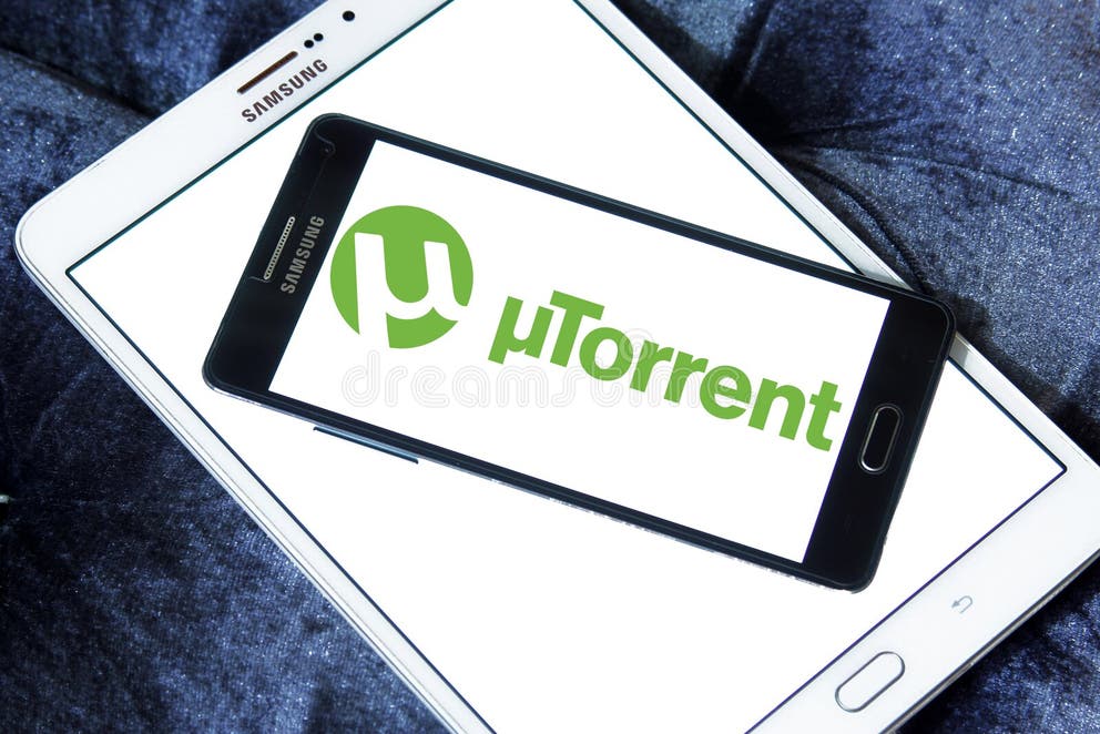 UTorrent software logo editorial photography. Image of application ...
