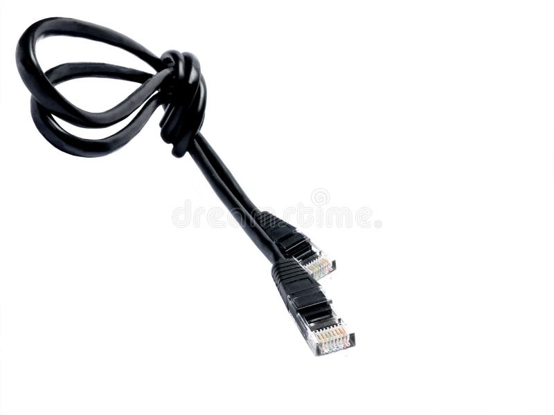 Utp Cable Close Up Isolated on White Stock Image - Image of wiring ...