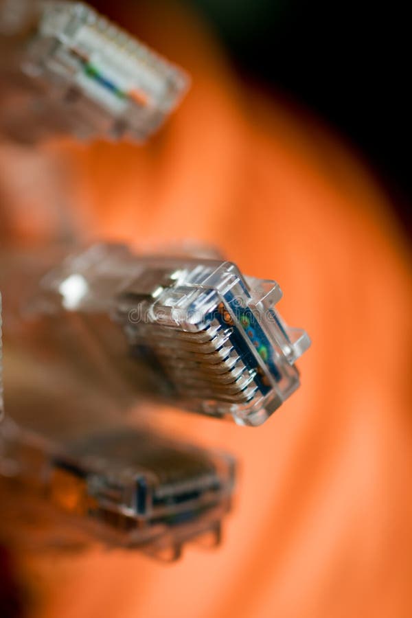 Utp cable plug close up stock photo. Image of technology - 21040350