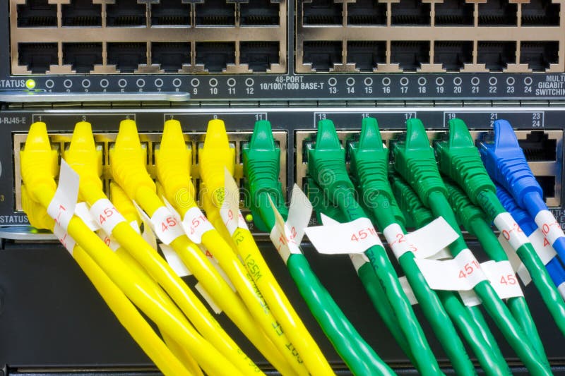 UTP ethernet cables stock image. Image of networking - 26002603