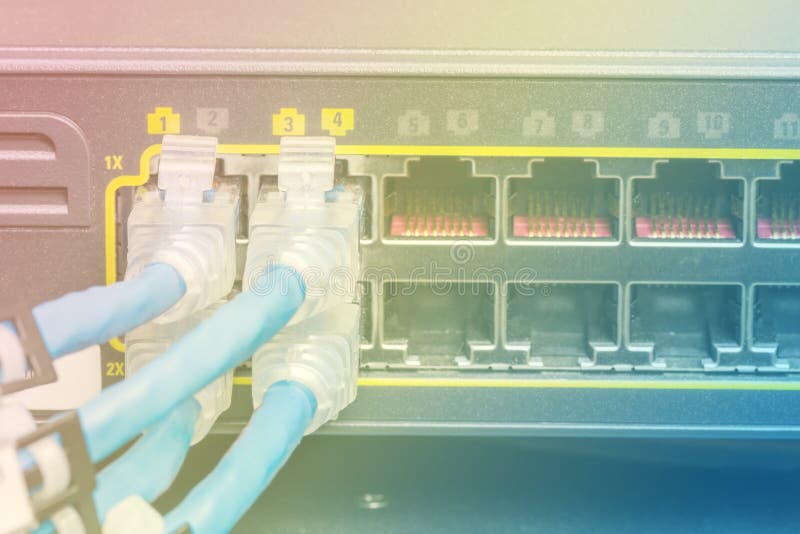 UTP ethernet cables stock image. Image of ethernet, switch - 50071913