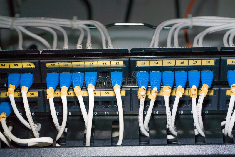 UTP LAN Connect Der Ethernet-Anschluss Stockfoto - Bild von bereich ...