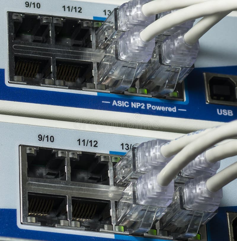 UTP - Router Del Conector De Cables RJ45 Imagen de archivo - Imagen de ...