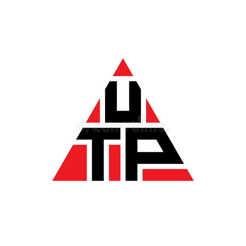 UTP Triangle Letter Logo Design with Triangle Shape. UTP Triangle Logo ...