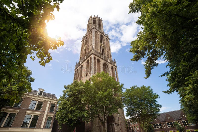 Utrecht Historic City Netherlands Stock Photo - Image of river ...