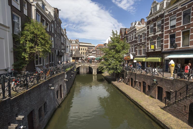 Utrecht Historic City Netherlands Editorial Image - Image of church ...