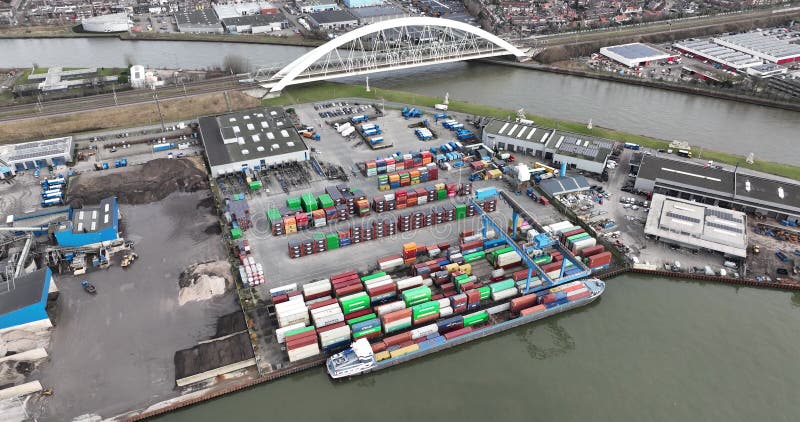 Utrecht, the Netherlands, February 7th, 2024: Utrecht Container ...