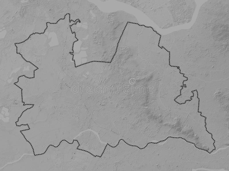 Utrecht, Netherlands. Grayscale. No Legend Stock Illustration ...