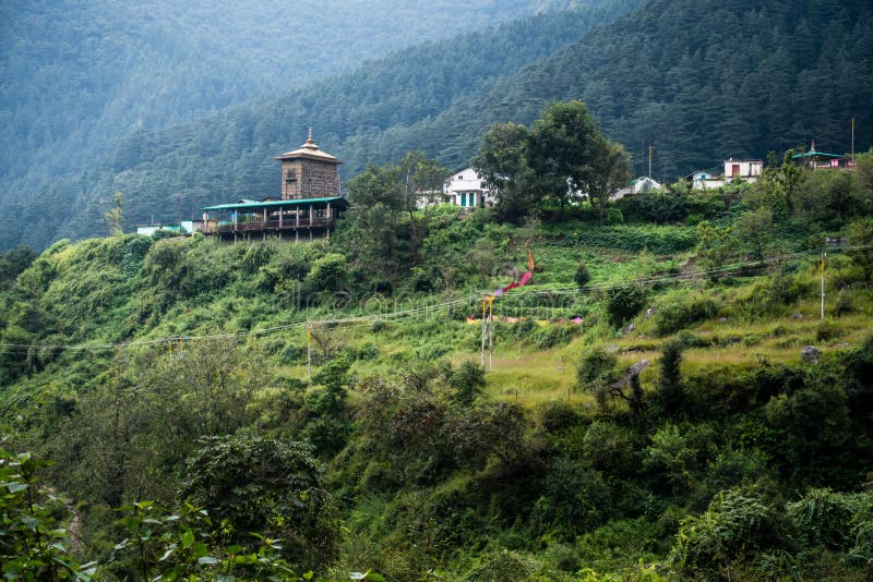 A Small Temple on a Hilltop. these Small Dome Temples are Typical in ...