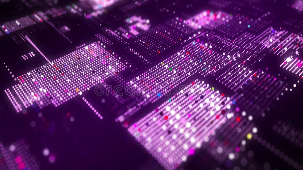 Uturistic Circuit Board Concept. Progressive it Technologies. Digital ...
