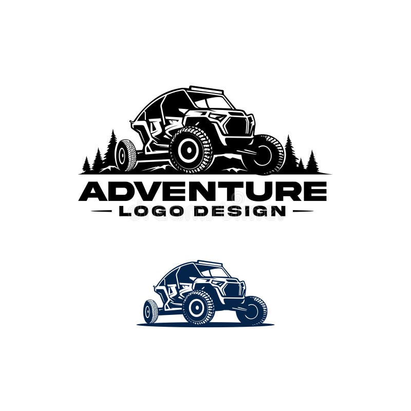 UTV, ATV, Buggy Adventure Vehicle Logo Stock Vector - Illustration of ...