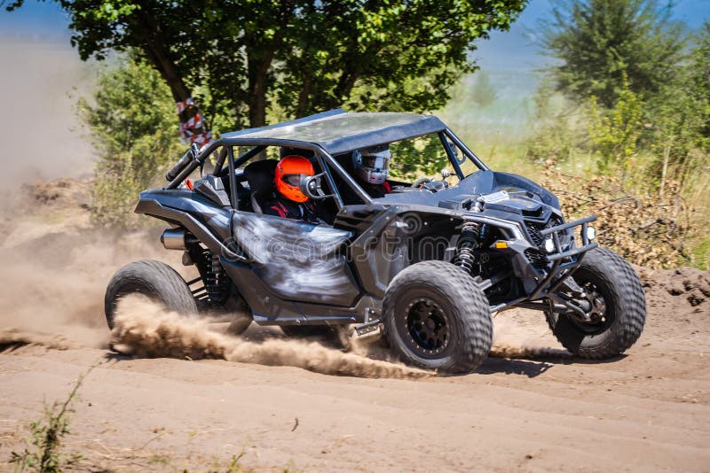 UTV Buggy and 4x4 in the Action. Rally, Extreme, Adrenalin Editorial ...