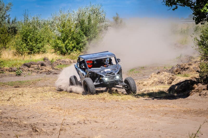 UTV Buggy and 4x4 in the Action. Rally, Extreme, Adrenalin Editorial ...