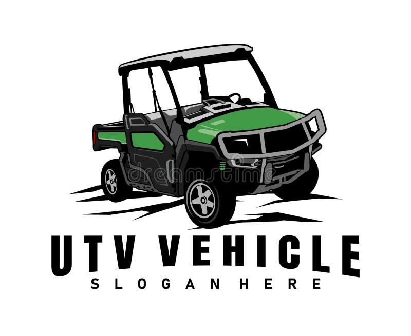 Utv Green Farm Design Vector Stock Illustration - Illustration of wheel ...