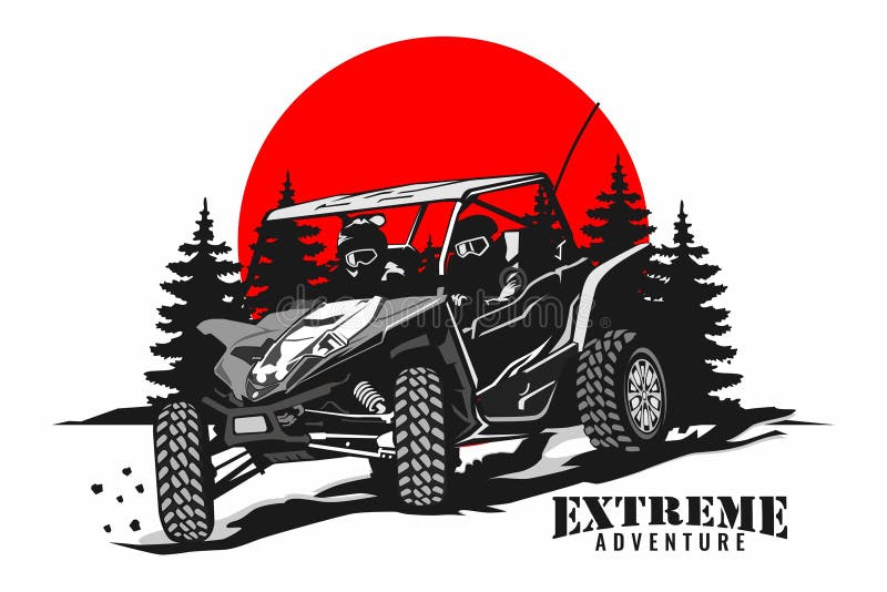 Utv Logo Design Icon Illustration Vector Stock Vector - Illustration of ...