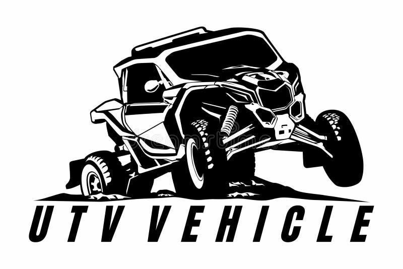 Utv Logo Design Icon Vector Stock Vector - Illustration of activity ...