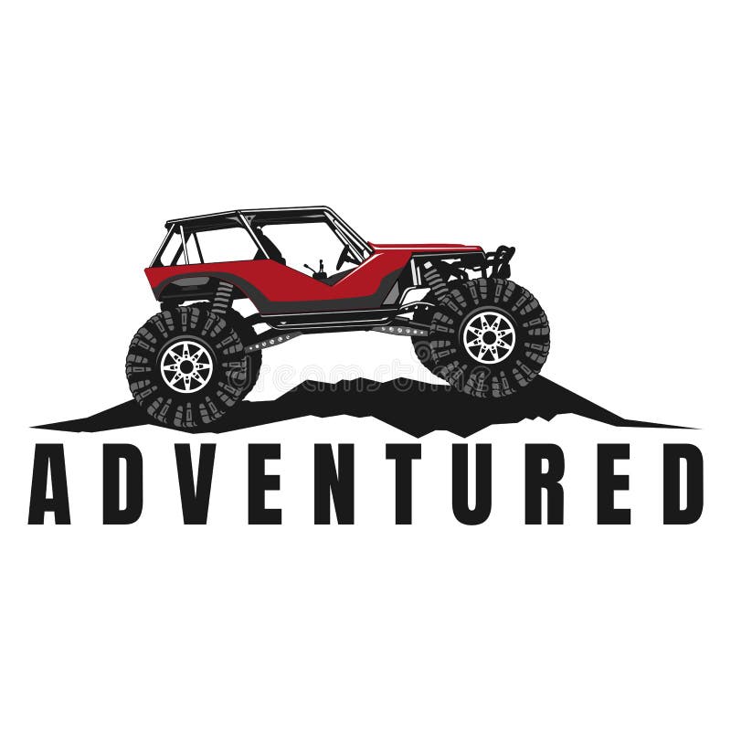 Utv logo design stock vector. Illustration of poster - 227683214