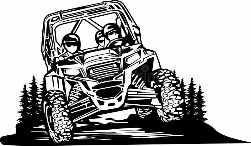 UTV Offroading Social Club Logo Design Vector Stock Vector ...