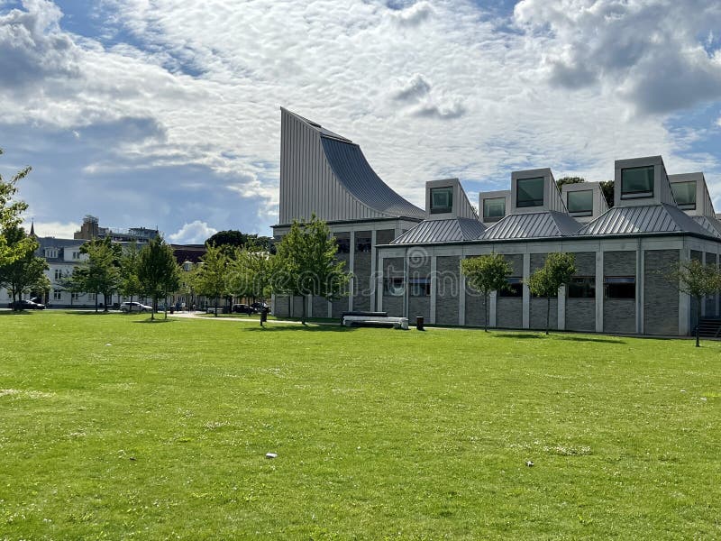 Utzon Center in Aalborg, Denmark Editorial Stock Photo - Image of tree ...